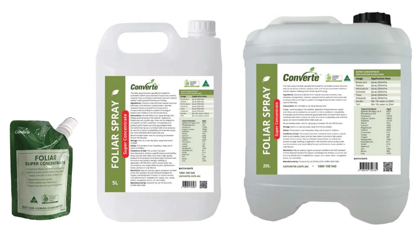 FOLIAR SPRAY - Converte